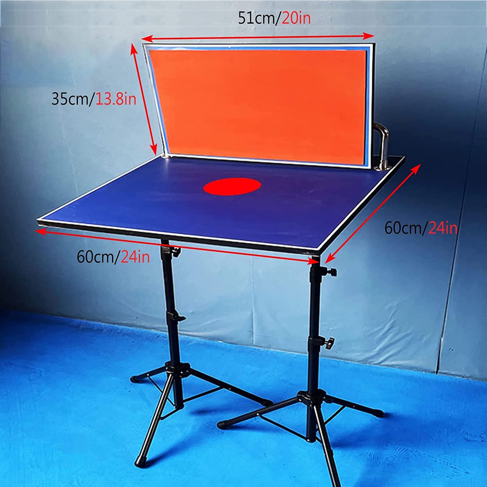 Amazon | ラバーリバウンドボード、卓球トレーニングマシン、360°調整